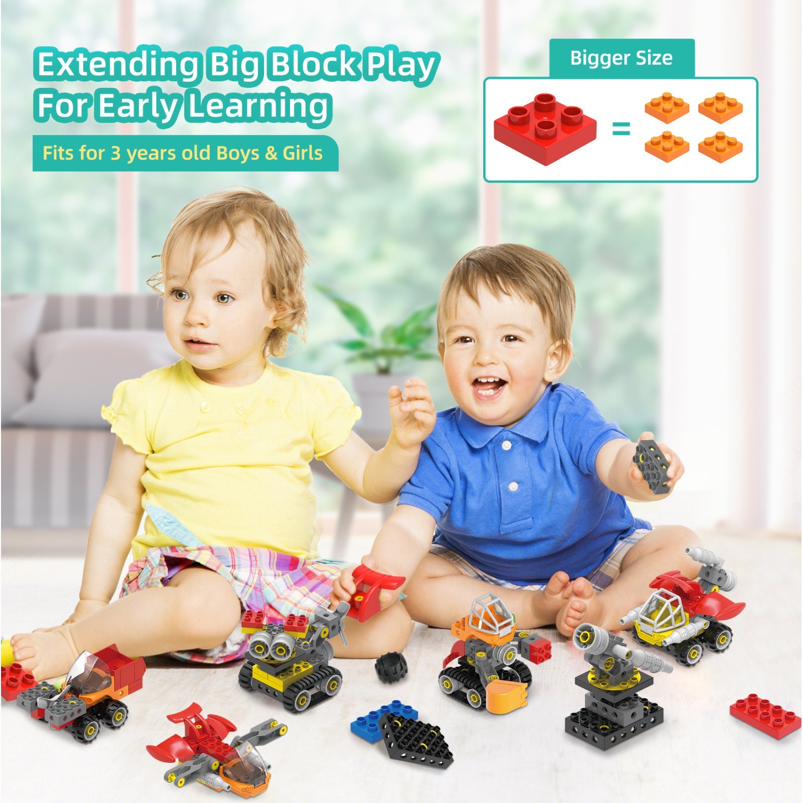 Mechanical Big Building Blocks Kit